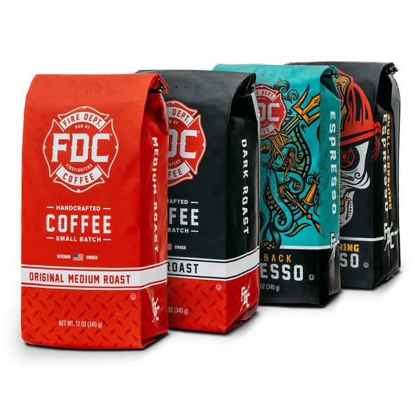 Rescue Pack – Coffee Bundle of 4 Varieties - Fire Department Coffee