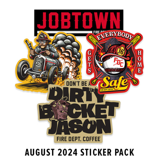 Sticker Club - Sticker Subscription - Fire Department Coffee