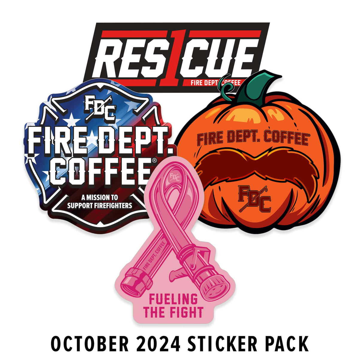 Sticker Club - Sticker Subscription - Fire Department Coffee