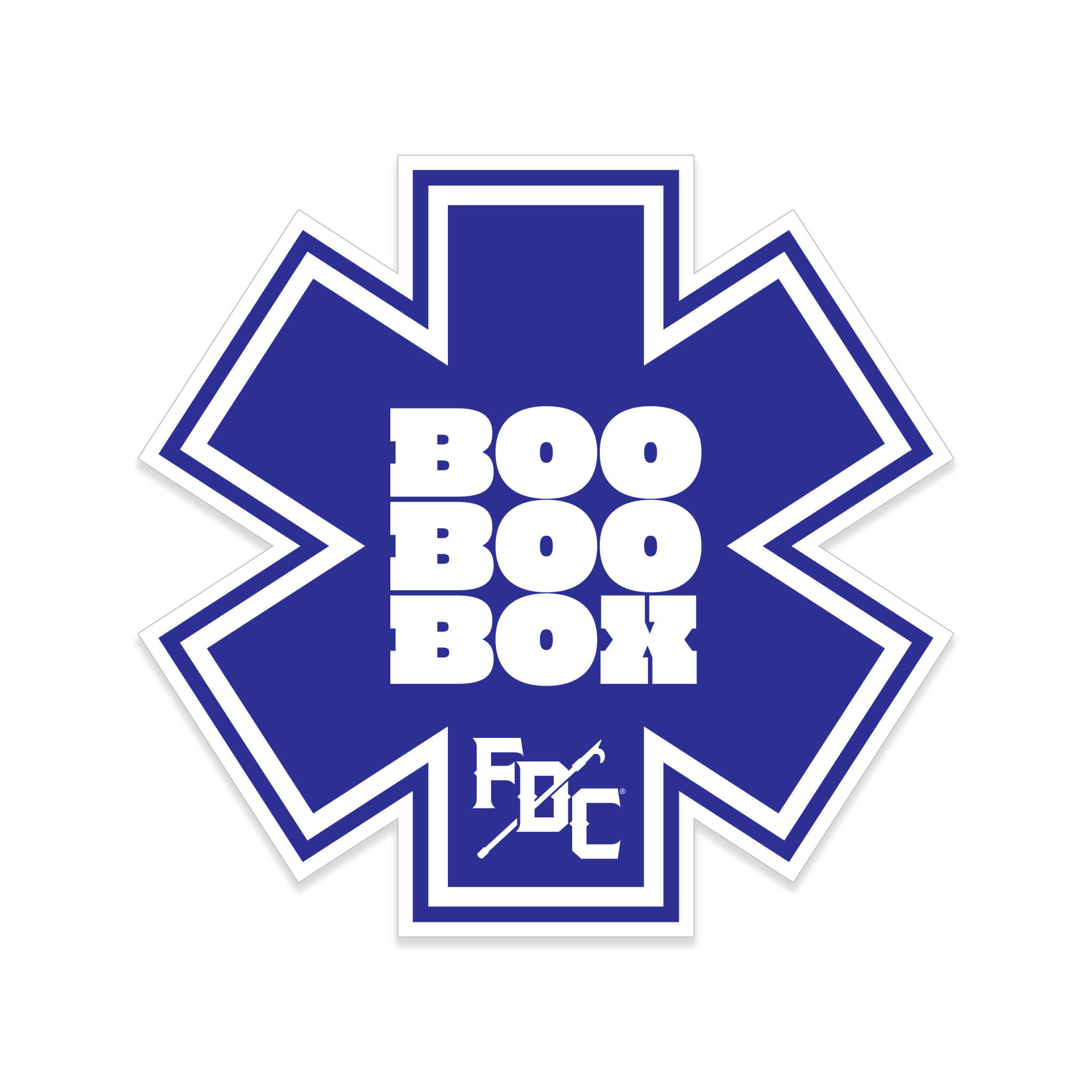 EMS Star of Life Sticker - Fire Department Coffee